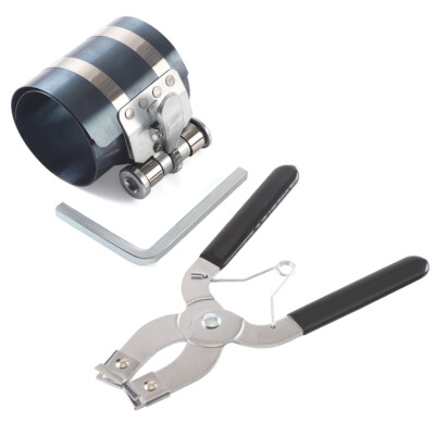 Piston Ring Compressor Installer Plier Remover Expander Tool Kit 2 1/8 ...
