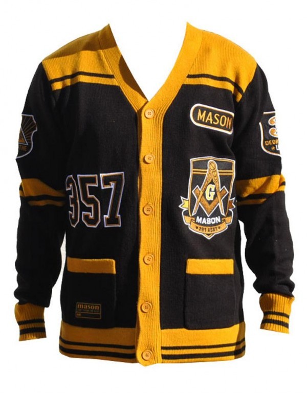 Freemason Jacket Masonic Sweater Masonic Wool Cardigan sweater 2B1ASK1 ...