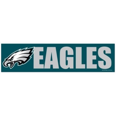 PHILADELPHIA EAGLES ~ (1) 3x12 Self Adhesive NFL Bumper Sticker ~ New ...