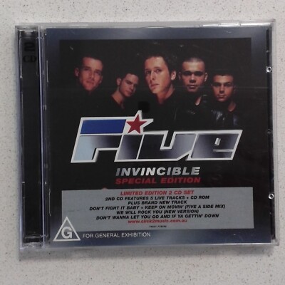 FIVE INVINCIBLE 2000 AUSTRALIAN SPECIAL EDITION LIMITED EDITION 2 CD ...