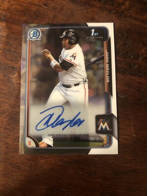 Josh Naylor 2015 Bowman Chrome Autograph Rookie Card 🔥Indians🔥Mint💎RC🔥 ...