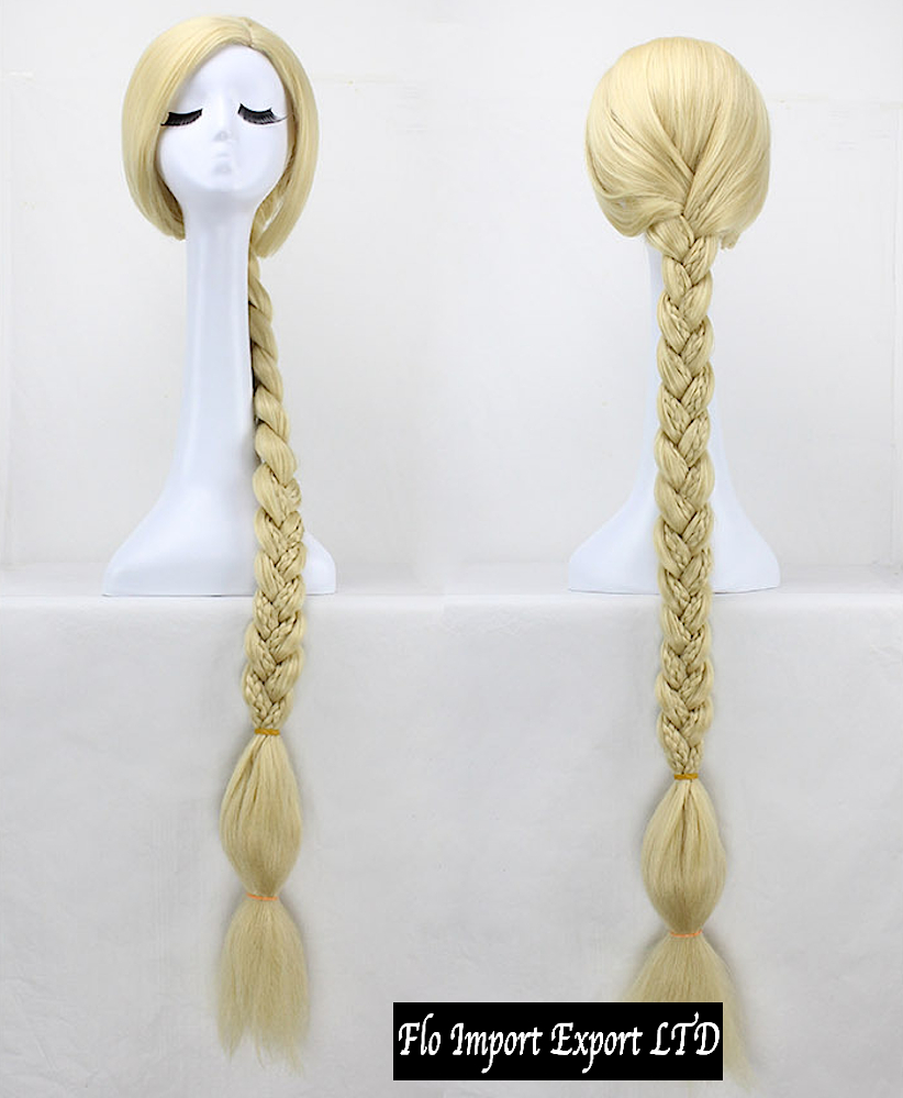 Parrucca Raperonzolo Parrucca Cosplay Aggrovigliata Principessa