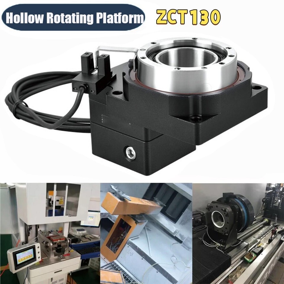 CNC Hollow Rotating Table Stepper Servo Turntable Replace DD Motor Cam ...