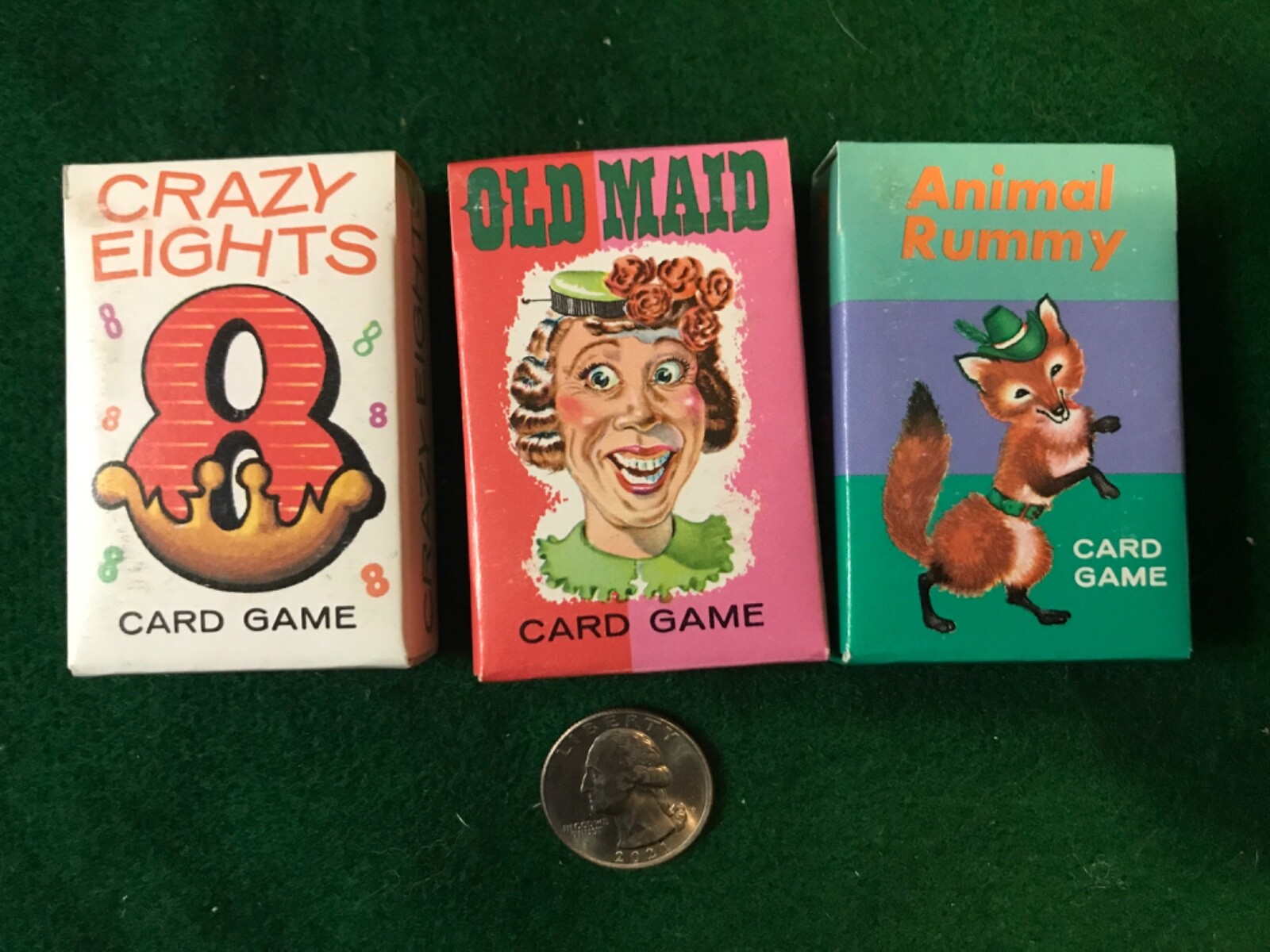 VTG Whitman Mini Card Game Variety Set of 6 Western Publishing New ...