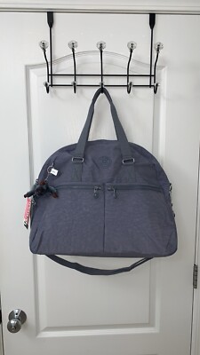 Kipling Pastel Purple / Grey-ish JUMBO Travel / Gym / Work Bag | eBay