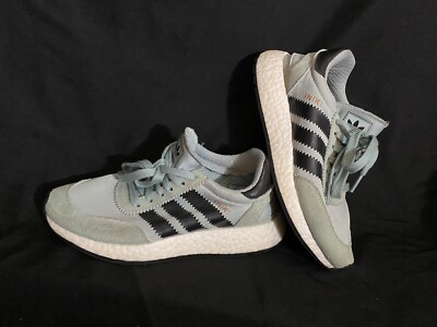 Adidas FLB Runner Green Lace Up Knit Athletic Running Shoes Women Sz 5. ...