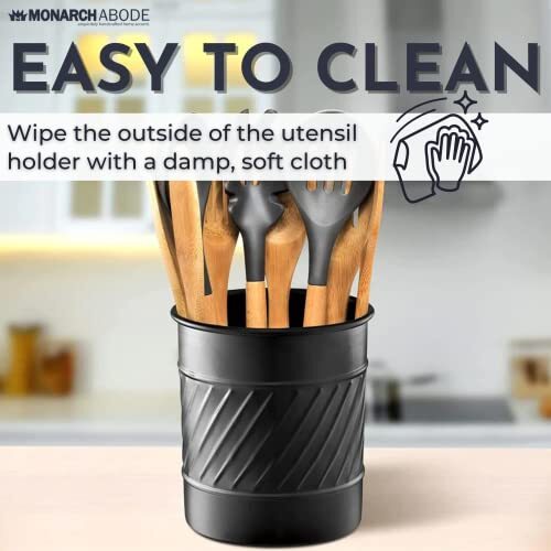 39377 Metal Handcrafted Wave Embossed Caddy, Kitchen Nickel Chrome ...