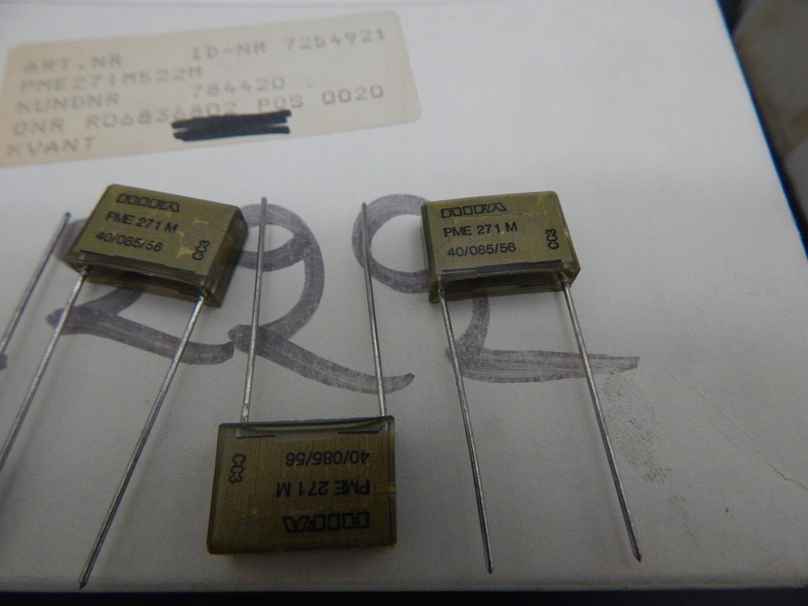 5PIECES- RIFA PME 271M X2 0.022uF 0.022μF 22nF 22n 275V SH 250V GPF MP ...