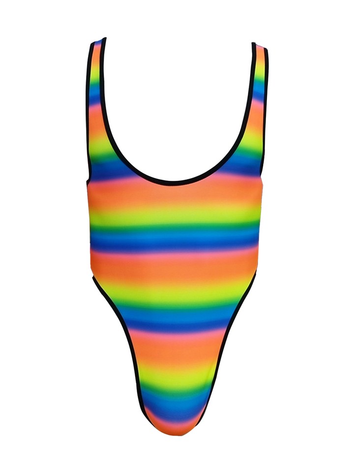 Mens Jumpsuit Thong Bodysuits Jockstrap Underwear Cutout Bodybuilding ...