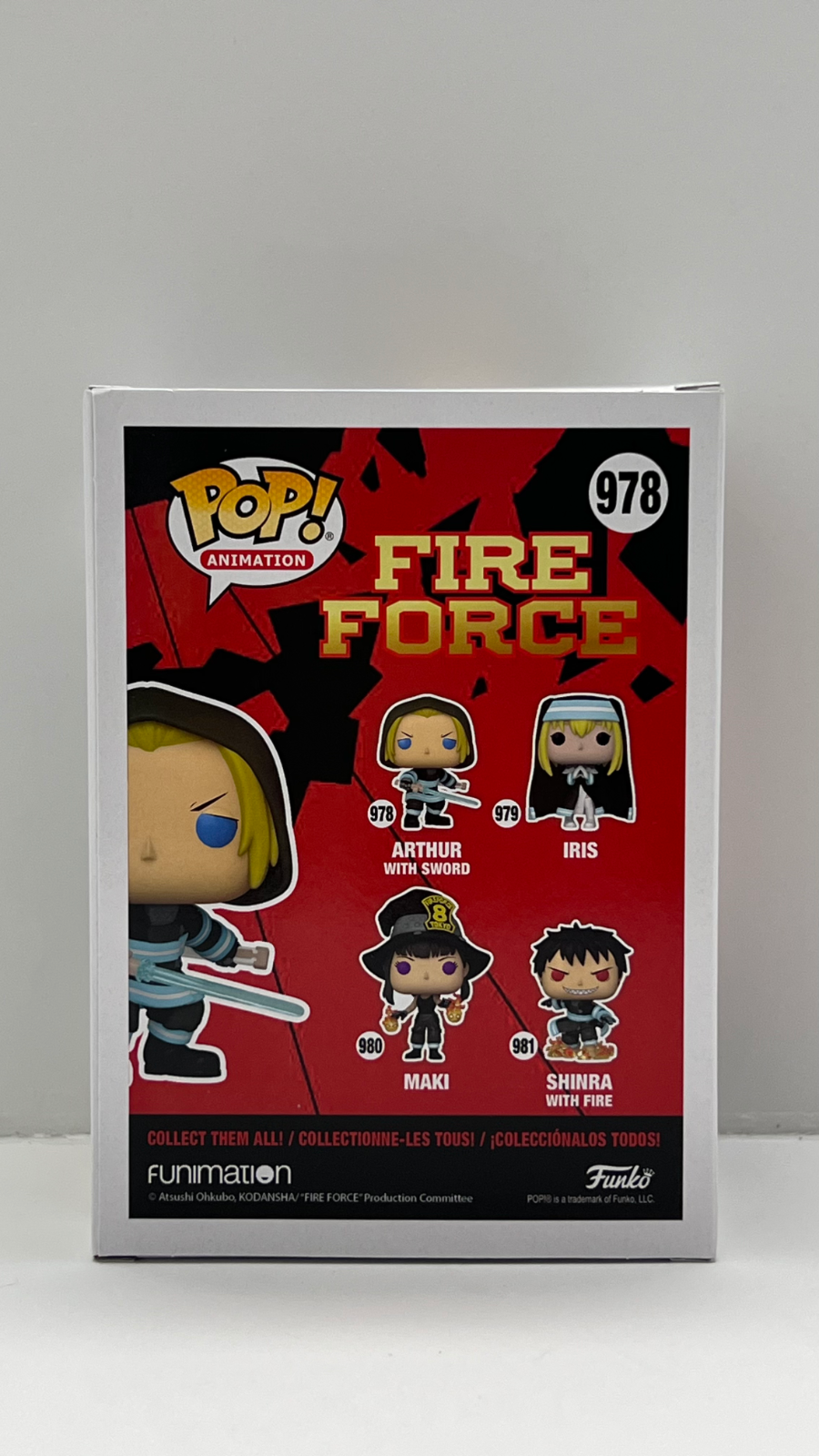 Funko Pop! Vinyl: Fire Force - Arthur with Sword #978 for sale online ...
