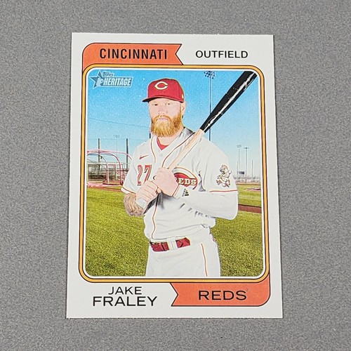 2023 Topps Heritage #231 Jake Fraley Cincinnati Reds Baseball Card | eBay