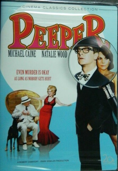 Peeper DVD Movie 1975 Michael Caine Natalie Wood Film Noir Spoof Comedy ...