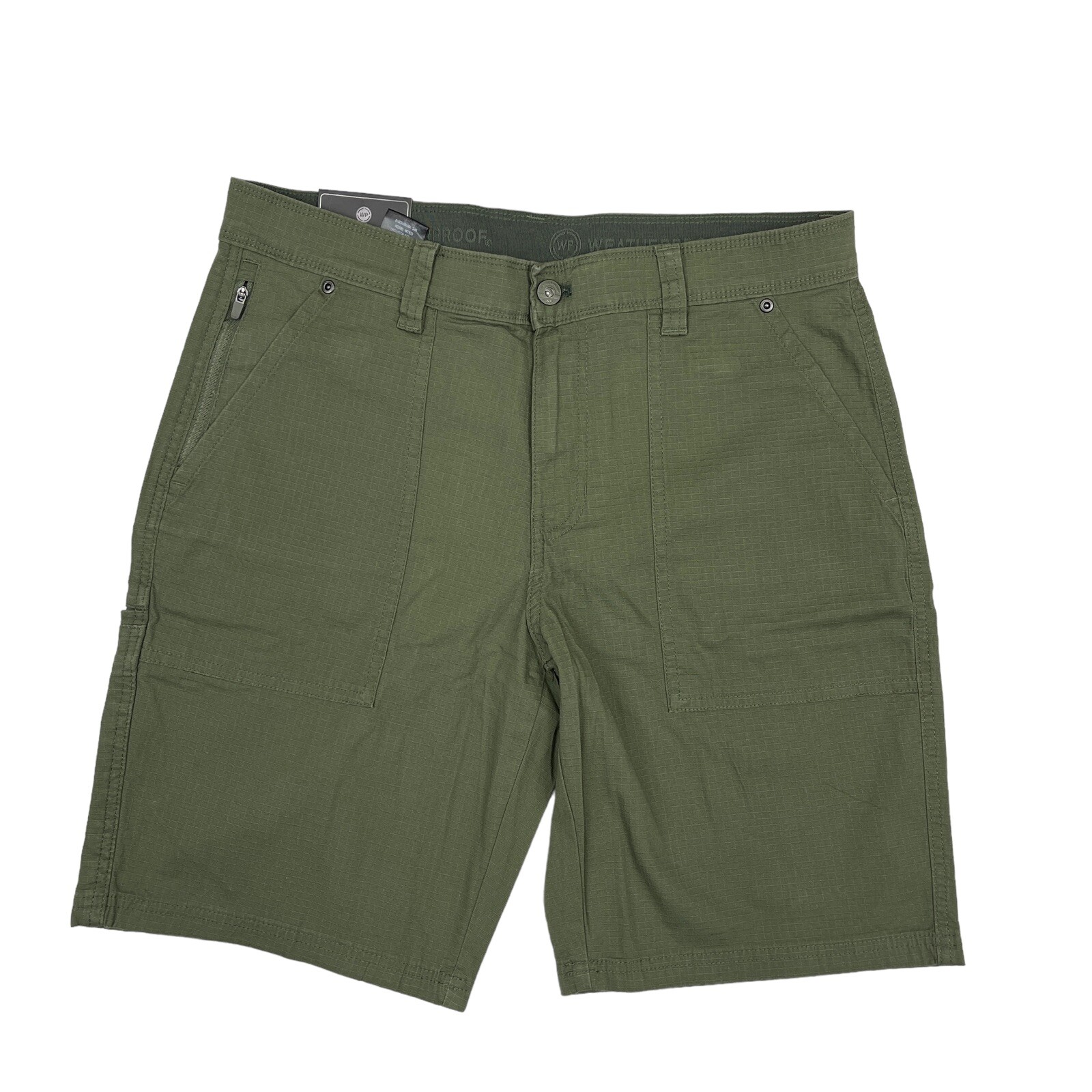 WP Weatherproof Men's Green Utility Trail Shorts - Size 32 - 10"INSEAM ...