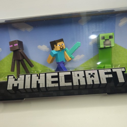 Minecraft Micro Collection Collectible 5 Figure Play Set Ender Dragon ...