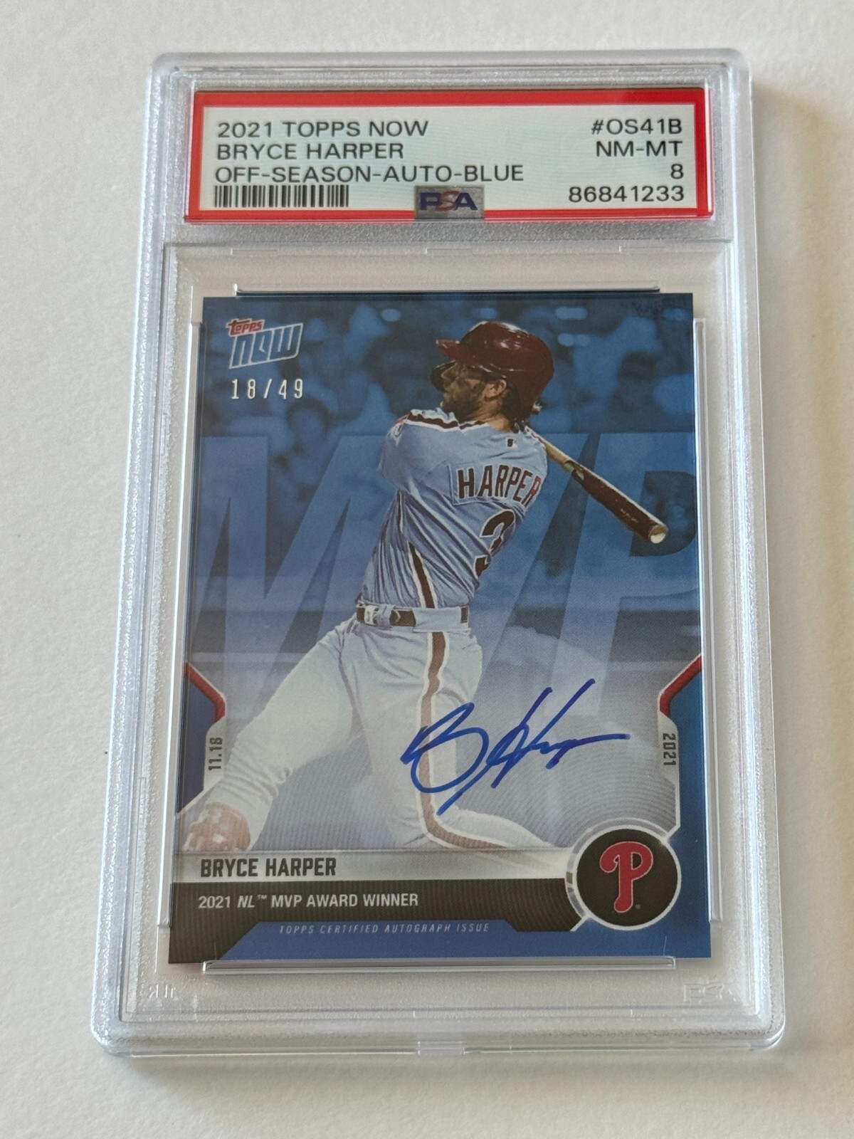 Bryce Harper | Autographed Baseball Memorabilia & MLB Merchandise