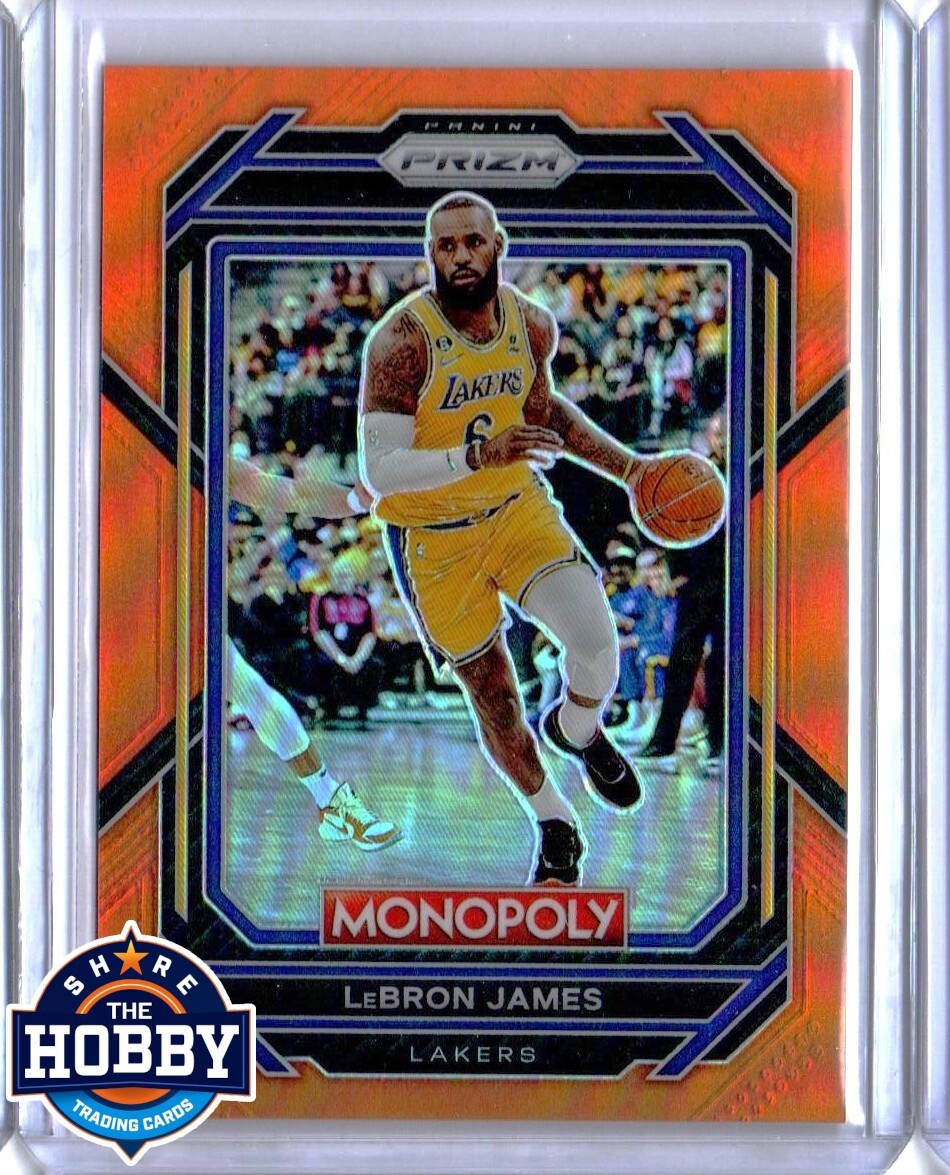 2022-2023 Monopoly Prizm Lebron James Orange Refractor /124 Lakers | eBay