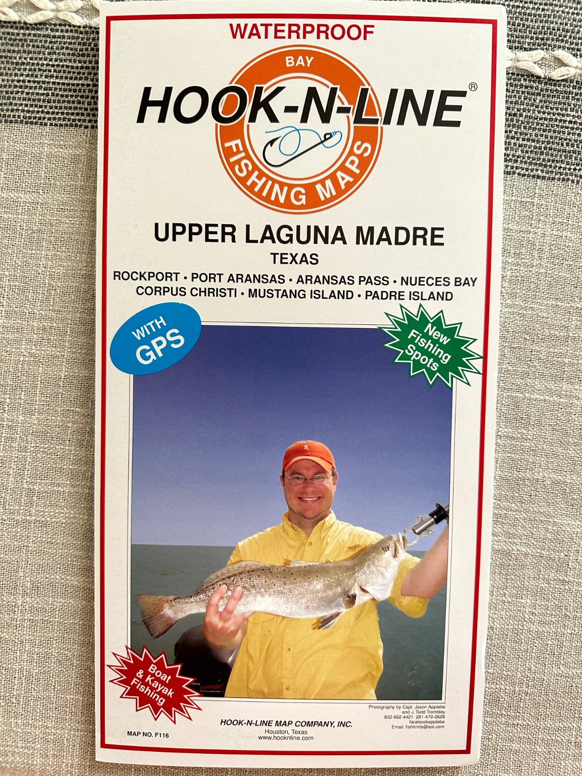 Hook-N-Line F116 Fishing Map for Upper | Grelly USA