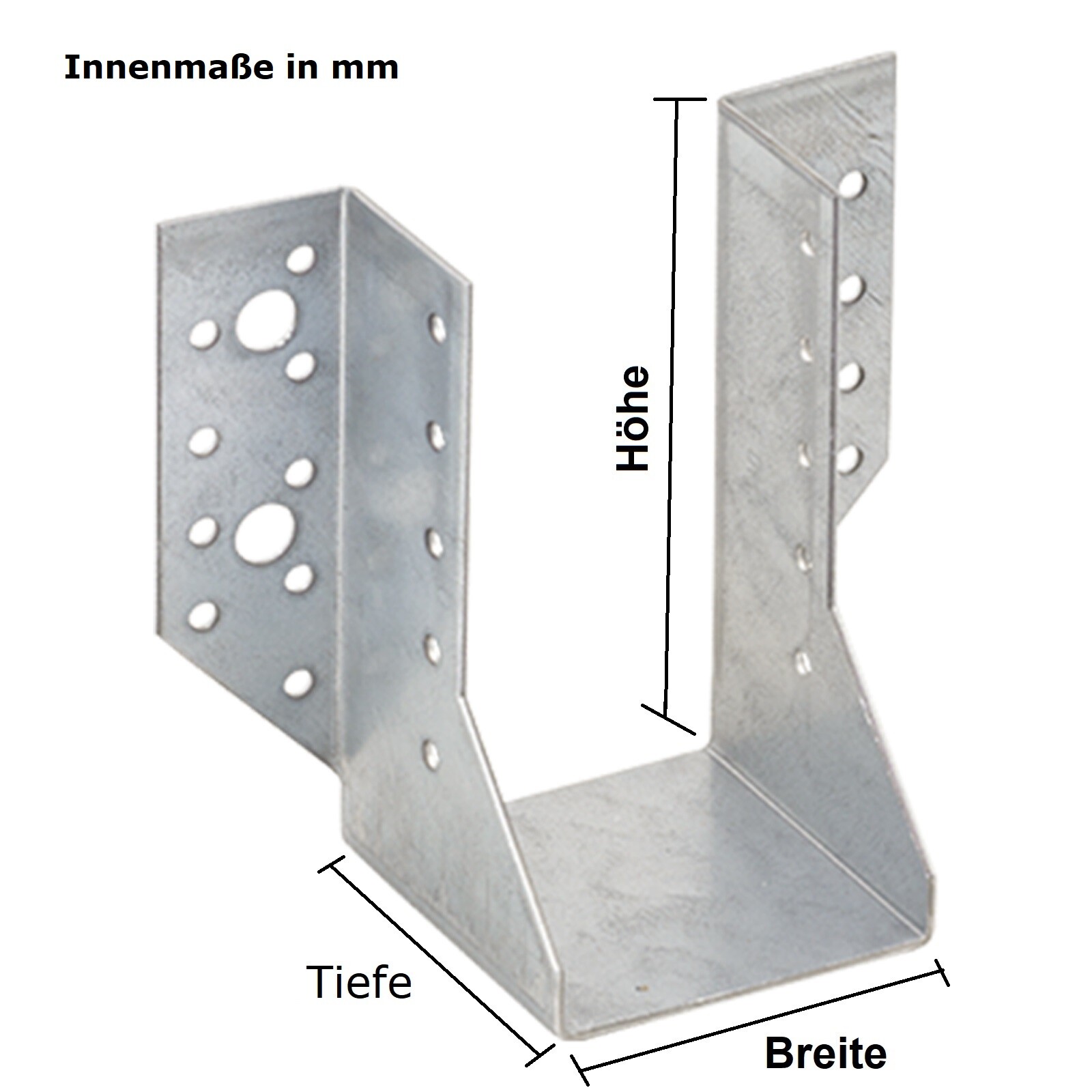 Balkenschuhe verzinkt Balkenschuh Holzverbinder Lasche innen aussen ...