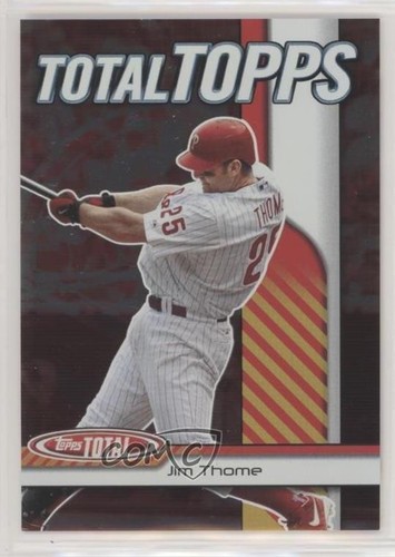2004 Topps Total Total Topps Jim Thome #TT33 HOF | eBay