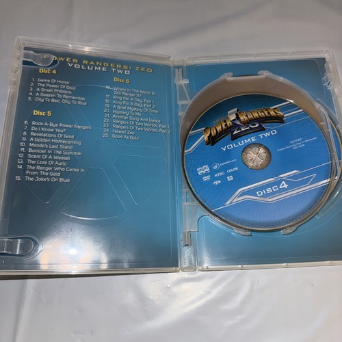 Power Rangers Zoe DVD Volume 2 Complete With Discs 4-6. 25 Episodes ...