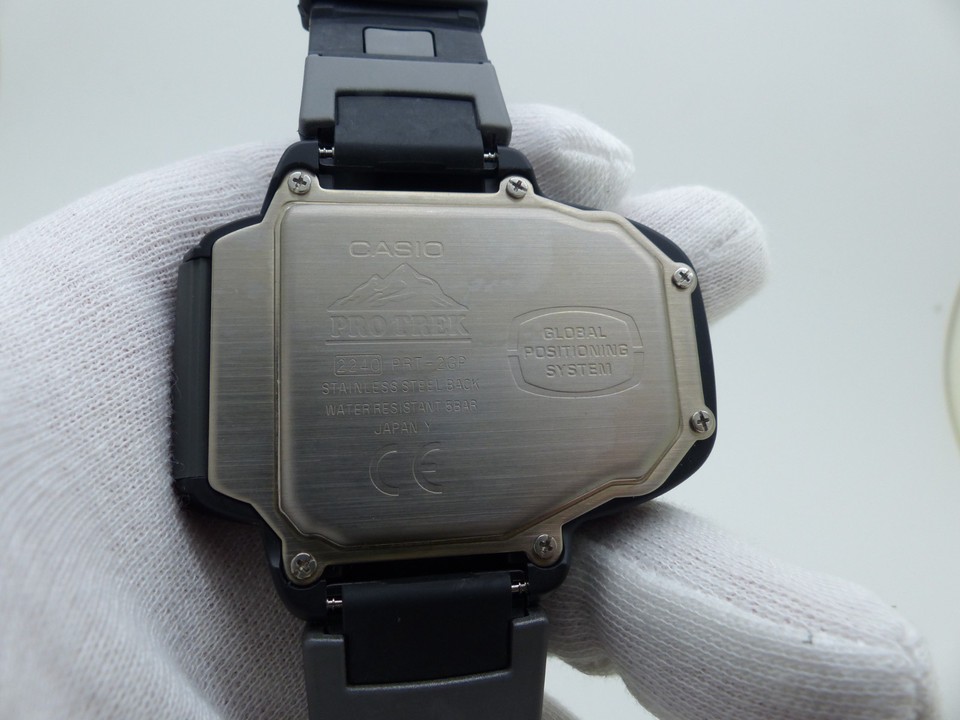 CASIO PRT-2GP Pro Trek GPS Navigation Watch Not Working At Fault Spares ...