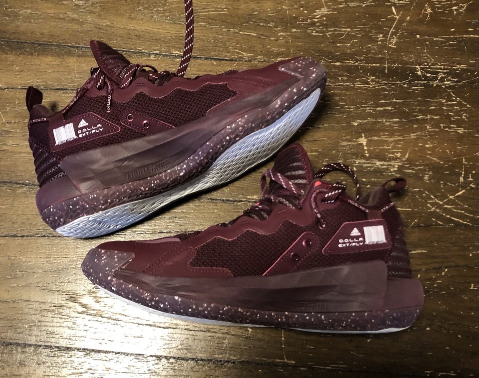 adidas Damian Lillard Dolla EXT/PLY Opponent Advisory Maroon Men’s Size ...