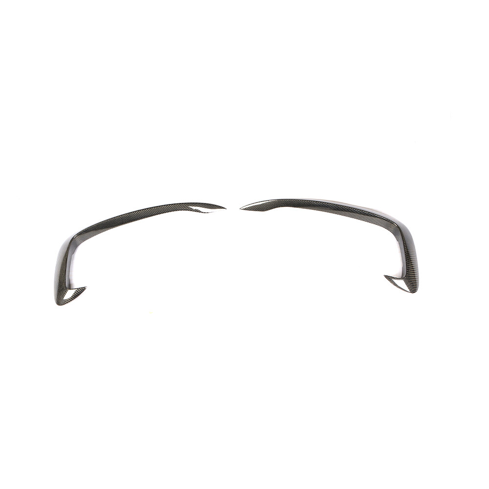 2x Carbon Fiber Fog Lamp Splitter Flaps Canards Fins For Audi A5 Sline ...