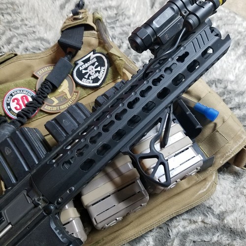 Trinity Force Keymod Siege Grip Lightweight Hand Stop Aluminum Black ...
