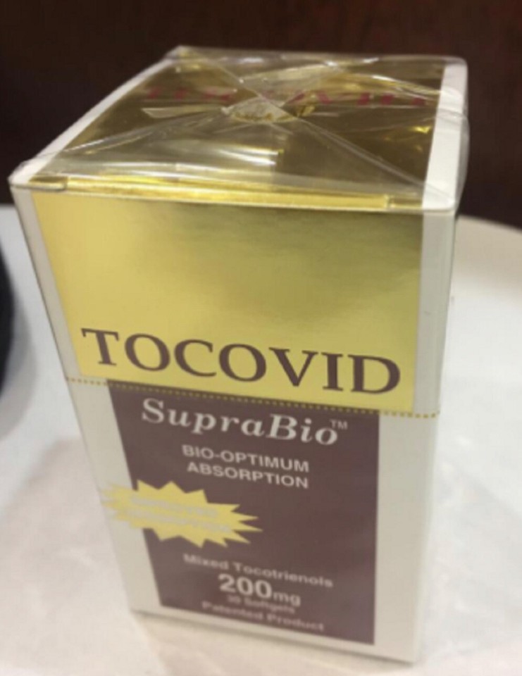 2 Bottle Authentic TOCOVID Suprabio 200mg (30'S)-Palm Vitamiin E ...