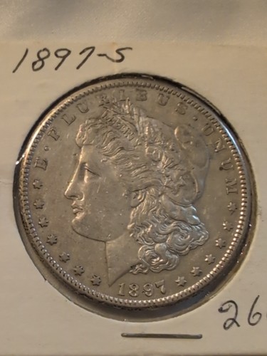 1897 S Morgan Silver Dollar Really Nice MS Coin | eBay