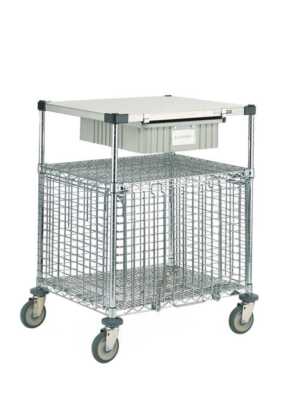 Metro SECMLAB Super Erecta Lab Security Cart | eBay