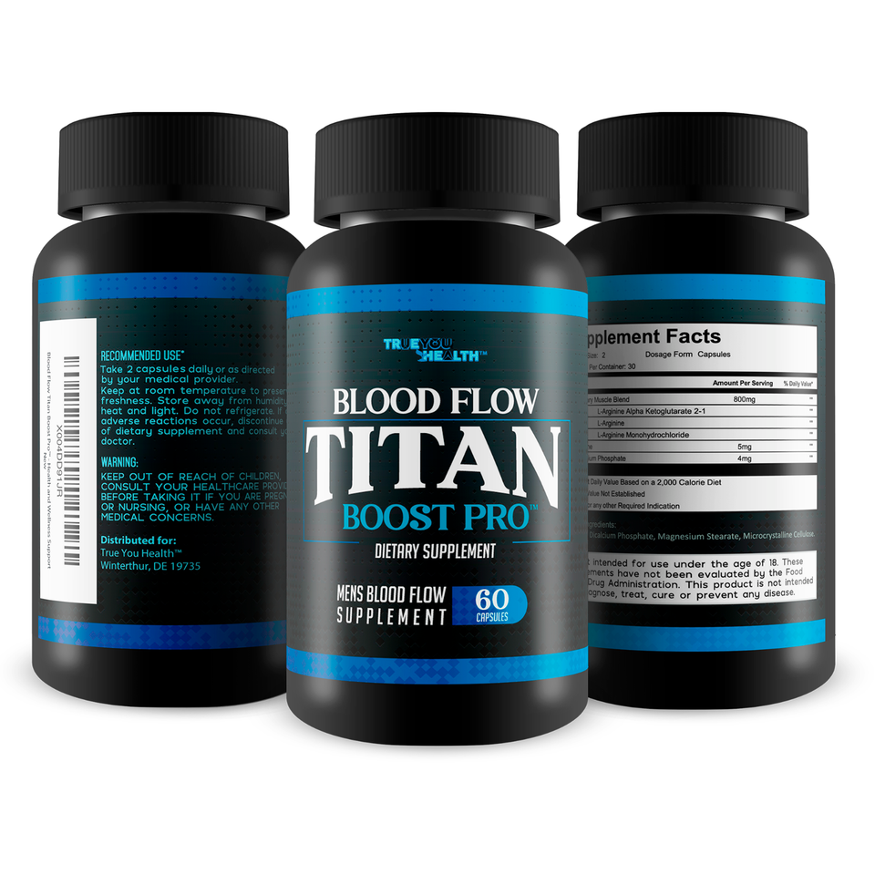 Blood Flow Titan Boost Pro - Our Best Mens Blood Flow Supplement | eBay
