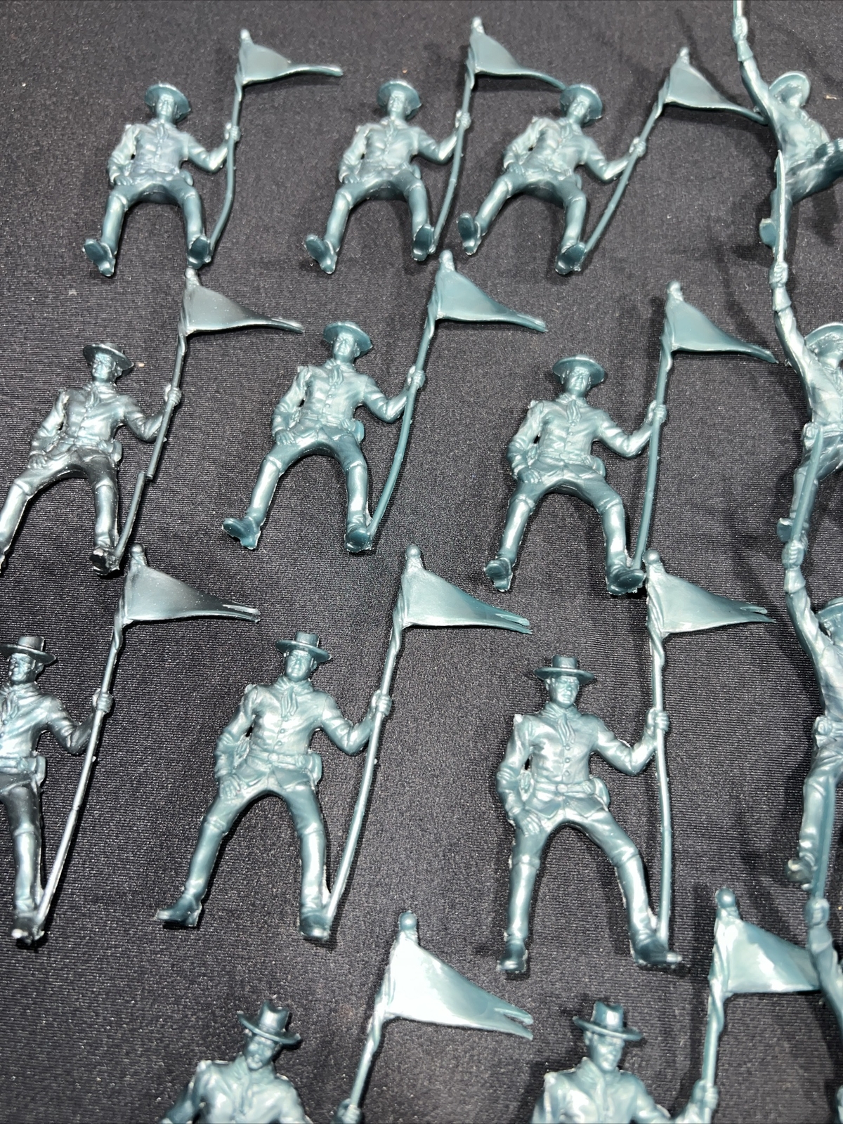 Vintage Marx 7th Cavalry in Metallic Blue Lot Of 43 | eBay