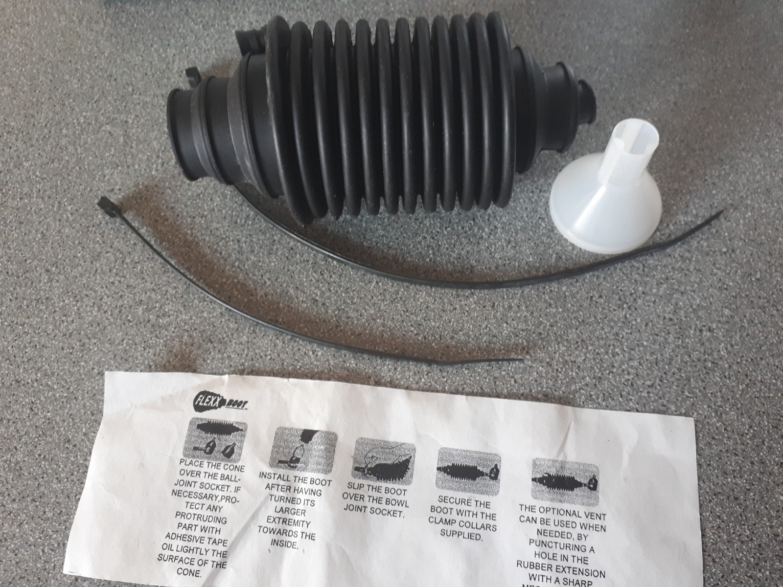 steering rack gaiter universal fitting by Blue point flexx boot | eBay UK
