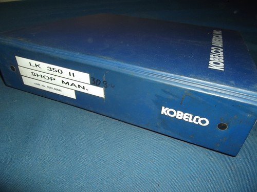 Manuel D'Atelier KOBELCO LK350-II Chargeuse Sur Pneus | eBay