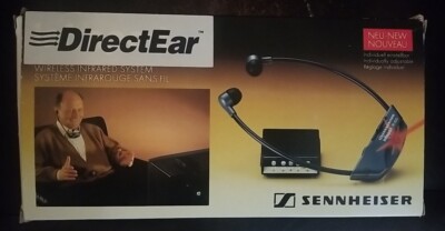 Sennheiser Infraport Direct Ear Set 100 Cordless Hearing Amplifier TV ...