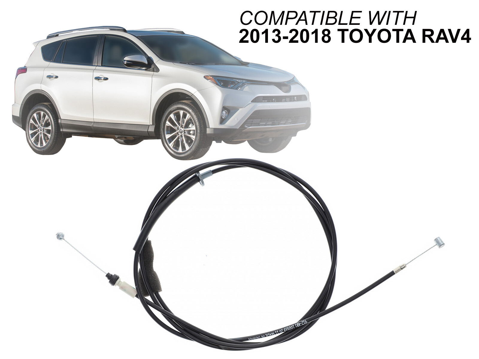 For 2013 - 2018 Toyota RAV4 Hood Release Cable 5363042110 | eBay