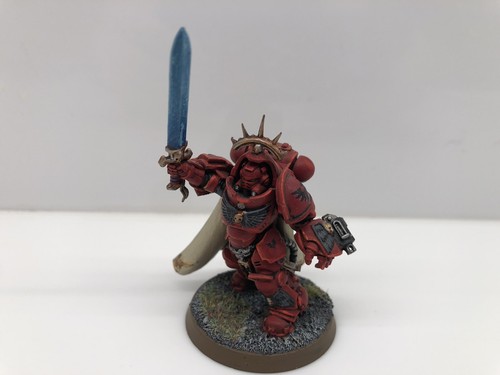 Warhammer40k Blood Angels Primaris Captain in Gravis Armour - Painted ...