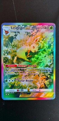 Leafeon Card Full art holo Triumphant Light *Read Description | eBay