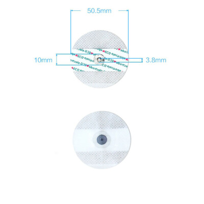 100Pcs Disposable Electrodes Pads ECG EKG for Portable Handheld Adult ...