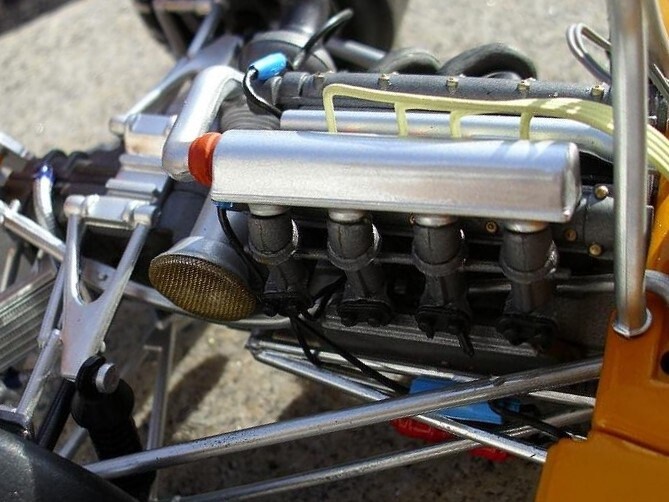 Formula 1 Classic Race Car Grand Prix Concept Hot Rod Built Model ...