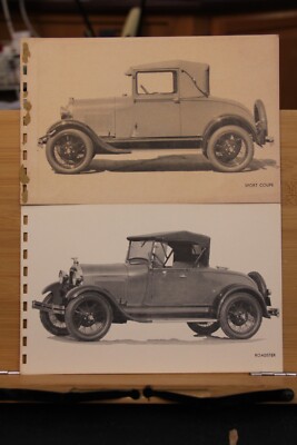 Ford Model A Photos or pages vintage from book or catalog Sport Coupe ...