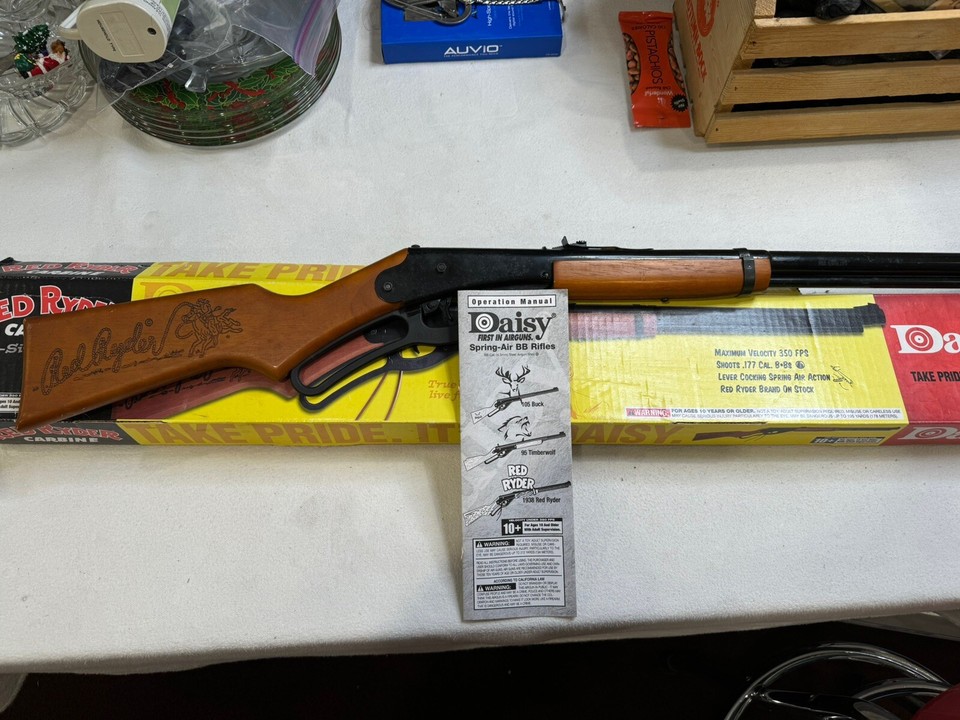 Vintage Daisy Red Ryder BB Gun Model 1938B W/ Box And Paperwork | eBay