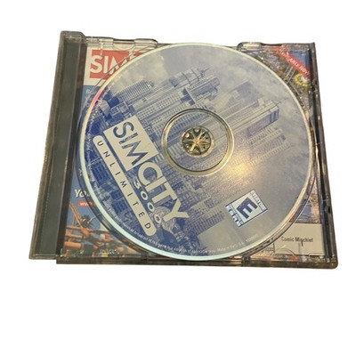 SimCity 3000 Unlimited (PC, 2000) 1 Disc CD-ROM Video Game No Manual ...