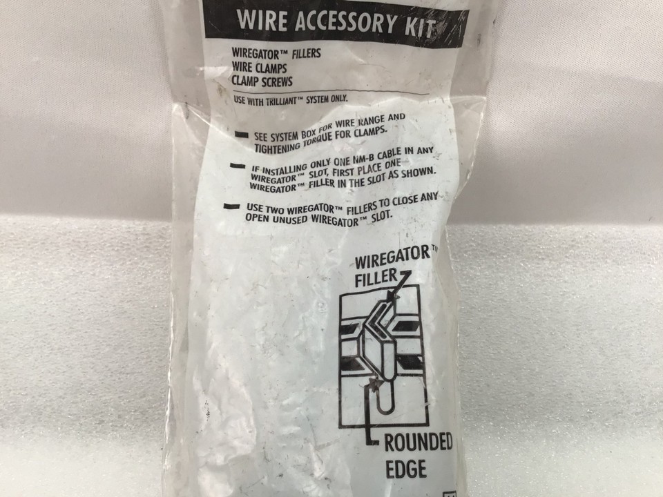 SQUARE D TRILLIANT SDTWC 06568 Wiregator Clamps Screws WIRE ACCESSORY ...