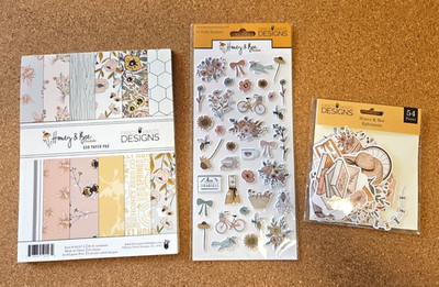 Fancy Pants Designs - Honey Bee 6x8 Paper Pad,Puffy Stickers, Ephemera ...