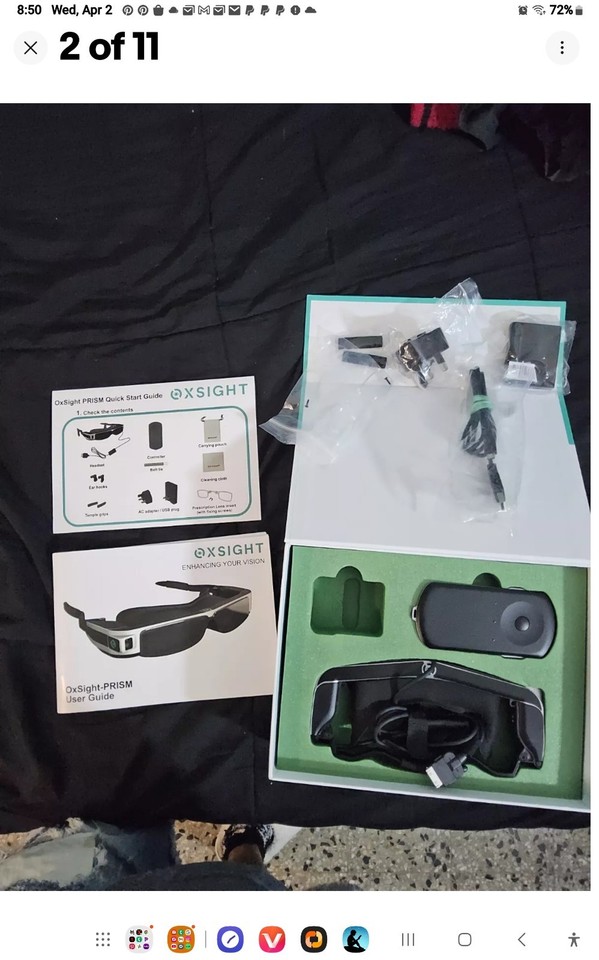 OXSIGHT Prism Low Vision Smart Glasses For Low Vision | eBay