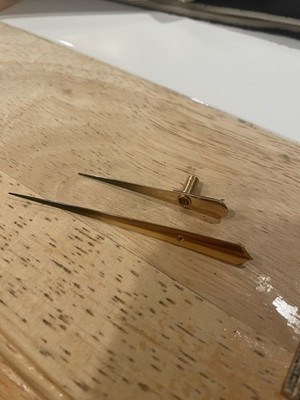 ORIGINAL JAEGER LECOULTRE ATMOS CLOCK HOUR /MINUTE HANDS FOR ATMOS 528 ...