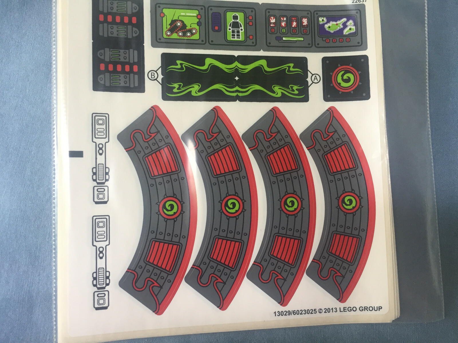 New Authentic Lego Sticker Sheet Star Wars Ninjago Friends Atlantis ...