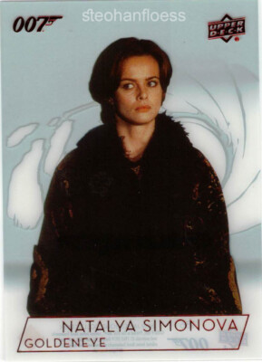 James Bond 007 Collection Silver Acetate #186 Izabella Scorupco Natalya ...